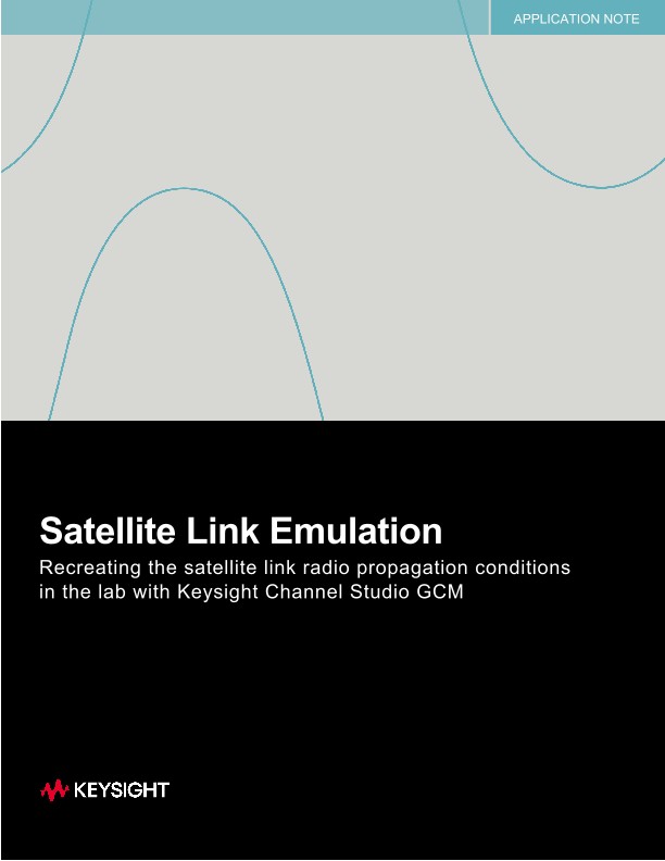 Satellite Link Emulation PDF Asset Page | Keysight